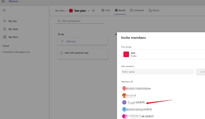 With Planner changes, guest users can no longer access Planners via the ...