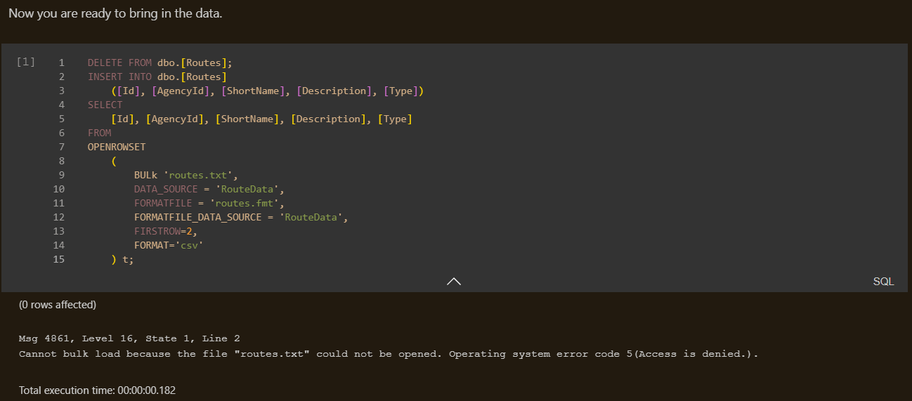 Training module "Architect modern applications using Azure SQL Database" gives incorrect data ...