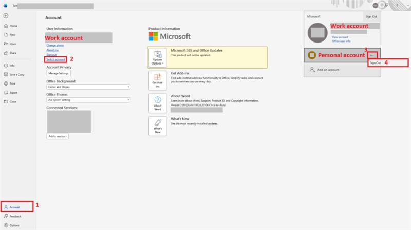 How do i fix personal account to not act like primary account for my ...