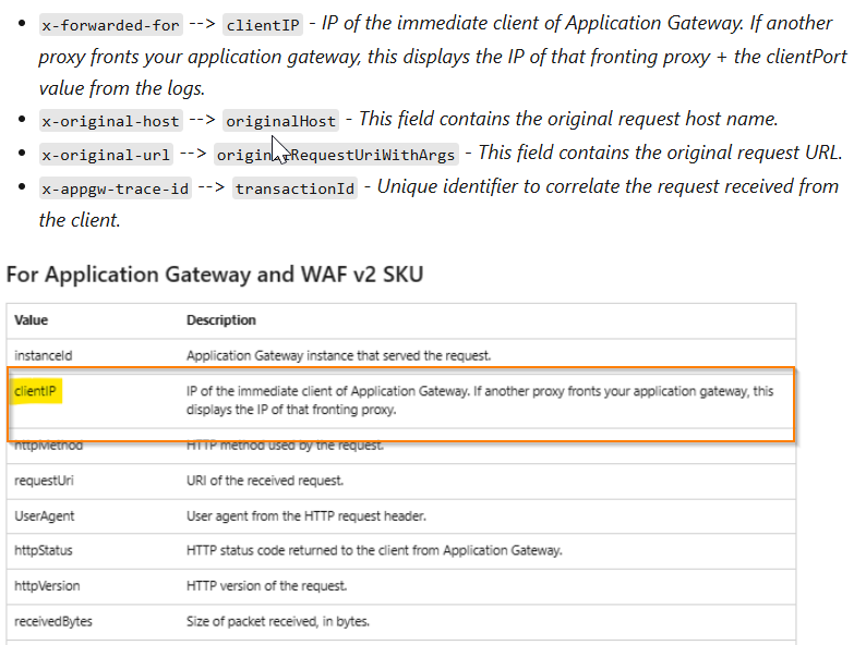 Local IP Address recorded in web application behind Azure application ...