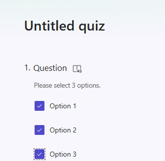 How on a Microsoft form for a multiple choice question do I have it set ...