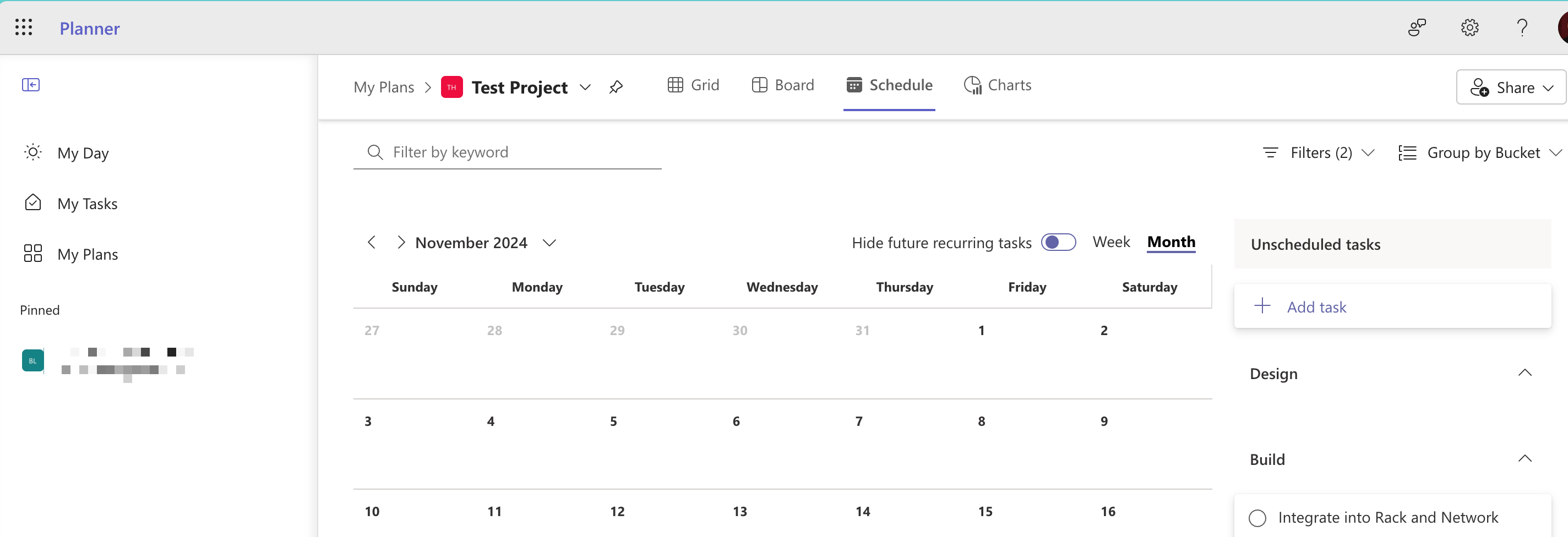 How do you access "timeline" gantt chart in Planner? - Microsoft Q&A