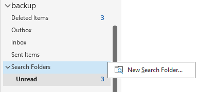 how to add unread folder in outlook 365 - Microsoft Q&A