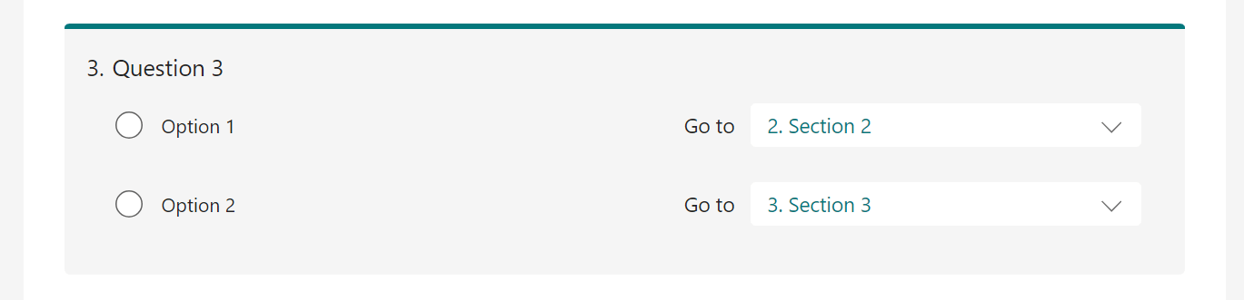 MS Forms - Is it possible for branching logic to skip a section that is ...