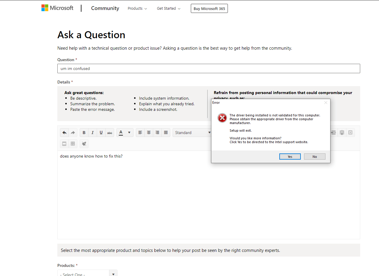 um im confused - Microsoft Q&A