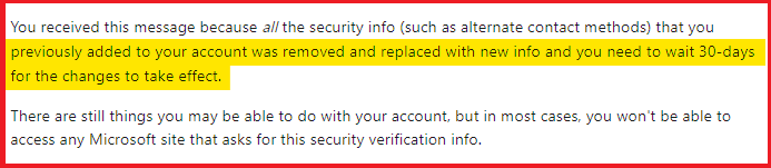 Why do i need to WAIT 30 days. just because the AUTHENTICATOR app ...