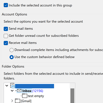 Outlook "Synchronising subscribed folders". - Microsoft Q&A