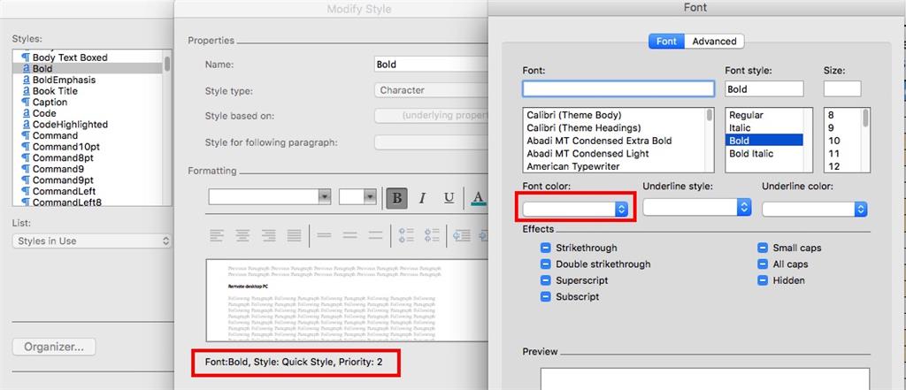 How can I set a Character Style colour to "No Color"? - Microsoft Q&A