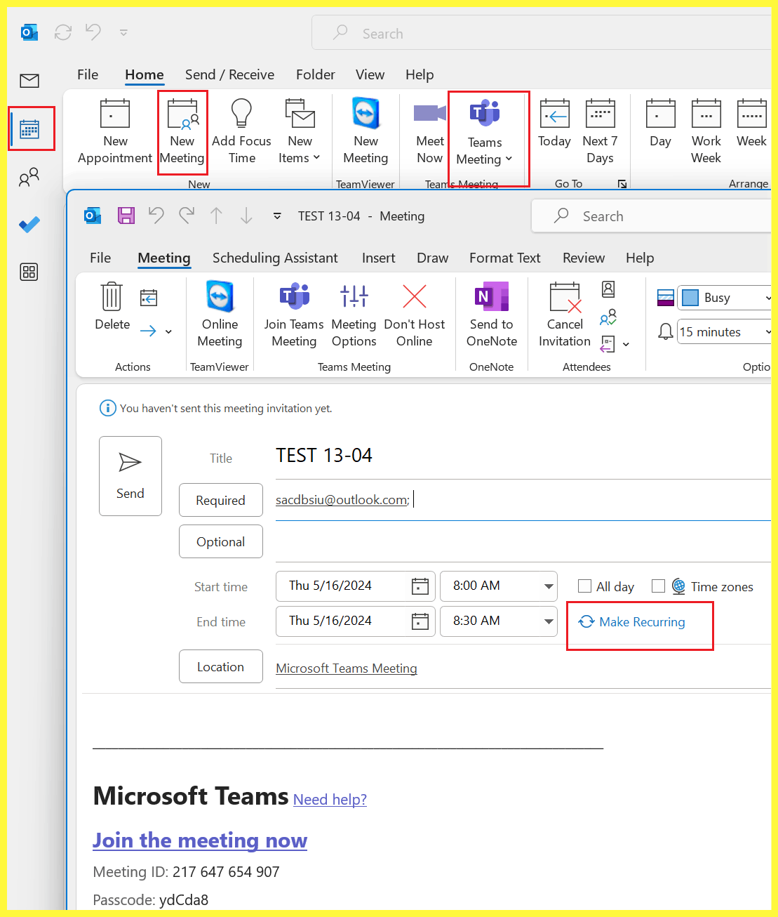 Multiple meeting rooms at the same time. - Microsoft Q&A