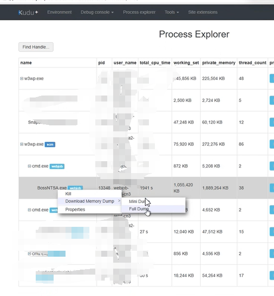 Is there a size limit for the dump files generated by Process Explorer ...