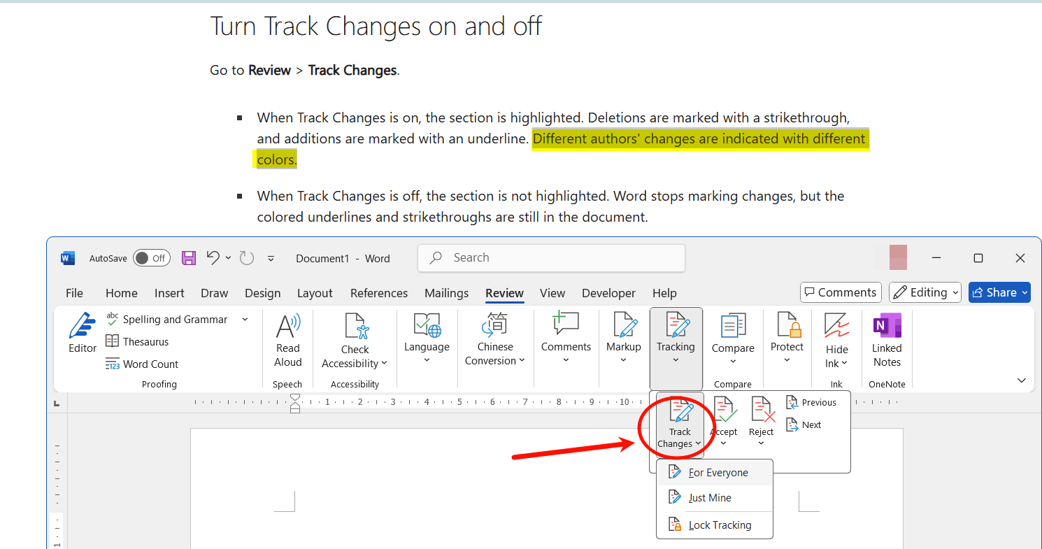 Color coded changes in version history in OneDrive - Microsoft Q&A