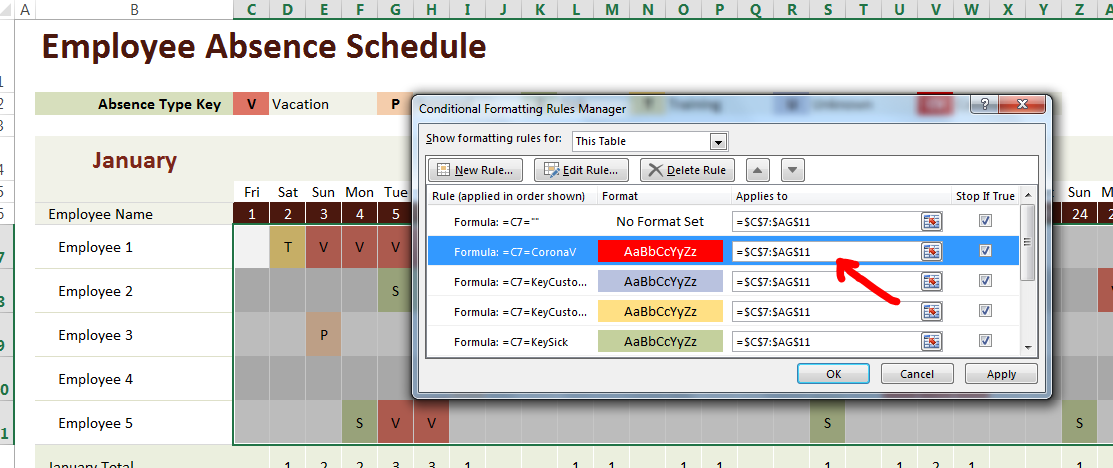 Employee Absence Schedule Technical Support - Microsoft Q&A