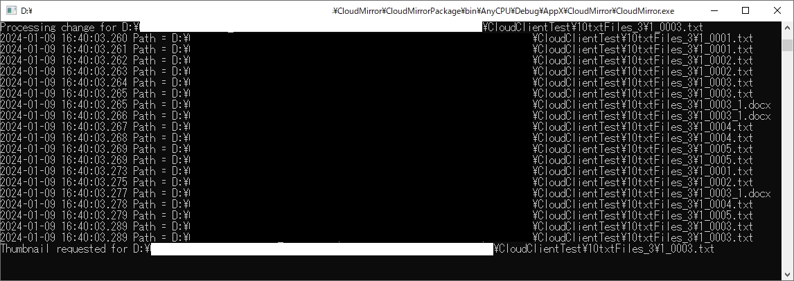 The callback handling for deletion was added to the official example ...