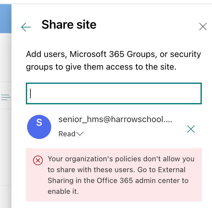 Sharepoint sharing with distribution lists - Microsoft Q&A