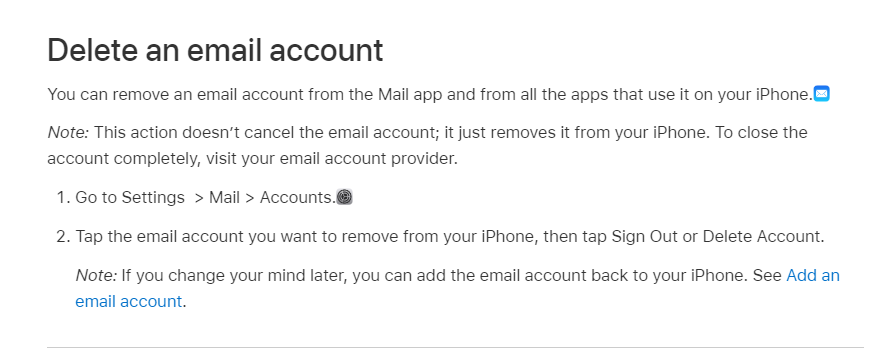 Remove Microsoft work accounts from Iphone - Microsoft Q&A