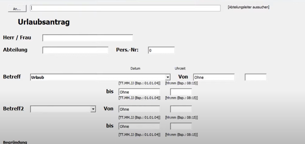 Wie kann ich in Outlook ein Formular erstellen? - Microsoft Q&A