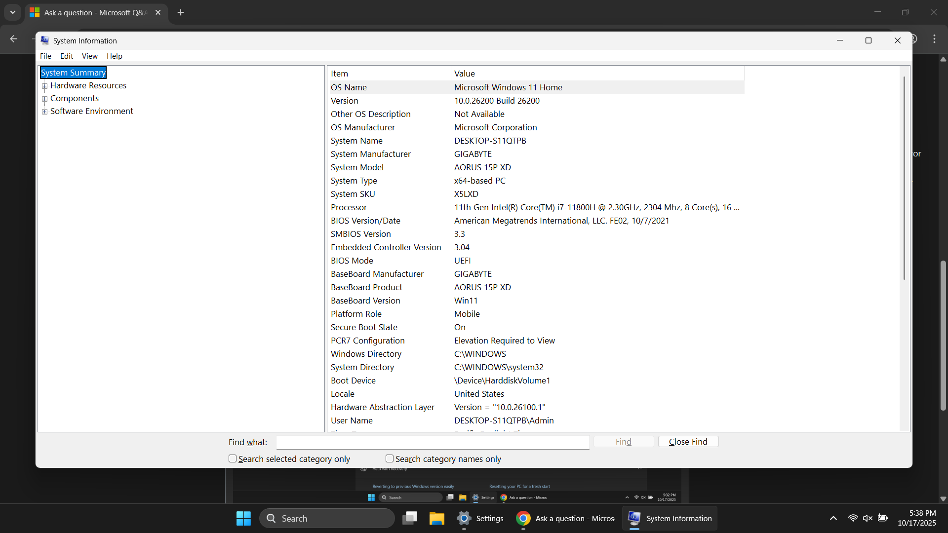 Fix go back to windows 10 button not doing anything - Microsoft Q&A