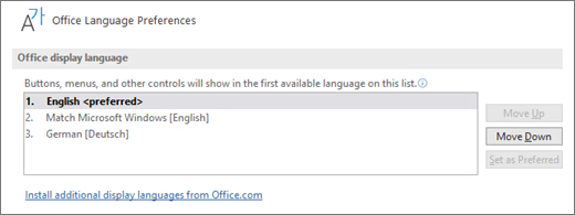 Visio 2021 donne les menus en anglais et l'aide en francais ; je ...