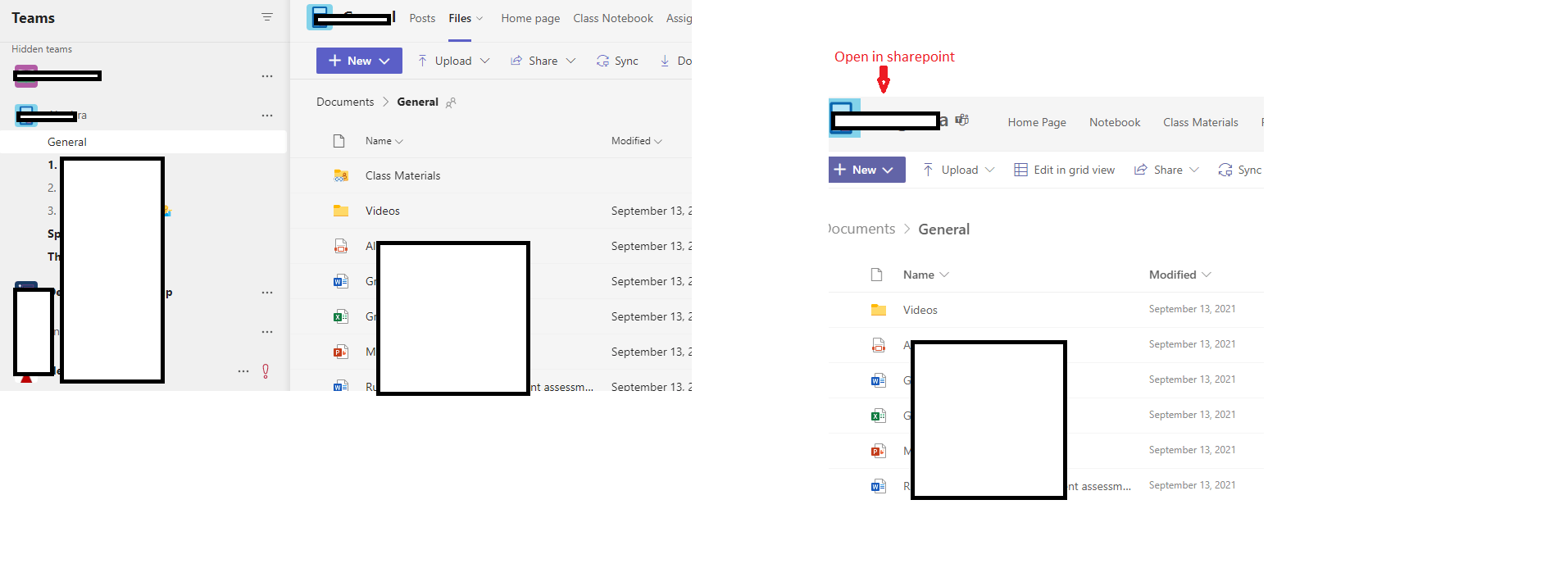 Teams Showing incorrect SharePoint files - Microsoft Q&A