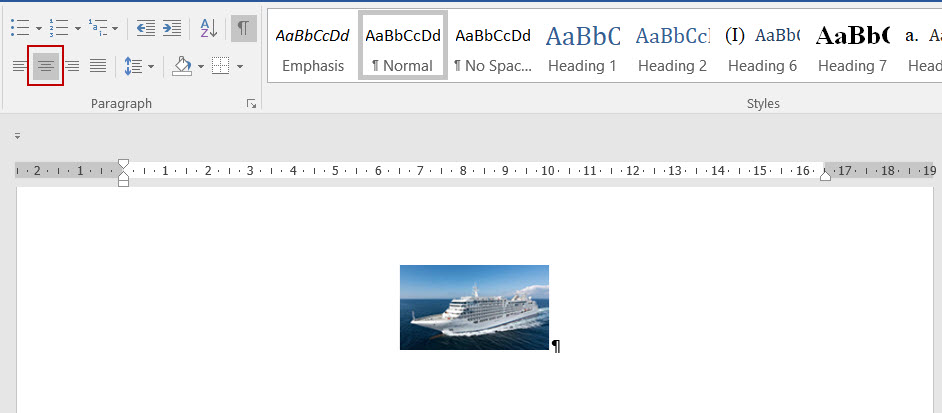 MS Word Office365 - Images and Captions - position and formatting ...