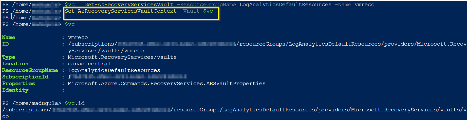 Erro ao tentar excluir um Cofre de Backup - Microsoft Q&A