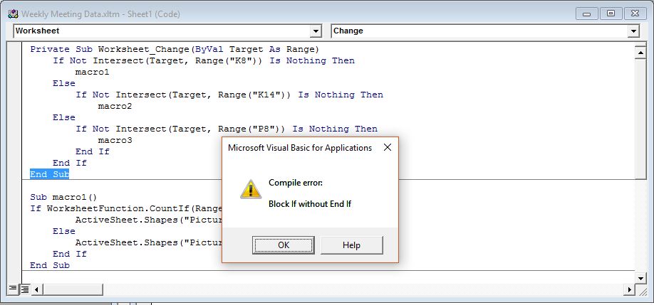 Compile error: ambiguous name detected vba excel - Microsoft Q&A