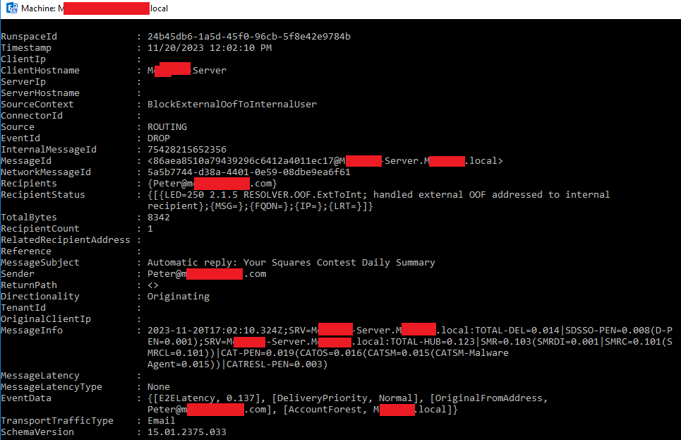 OOF Only works internally and not externally. - Microsoft Q&A