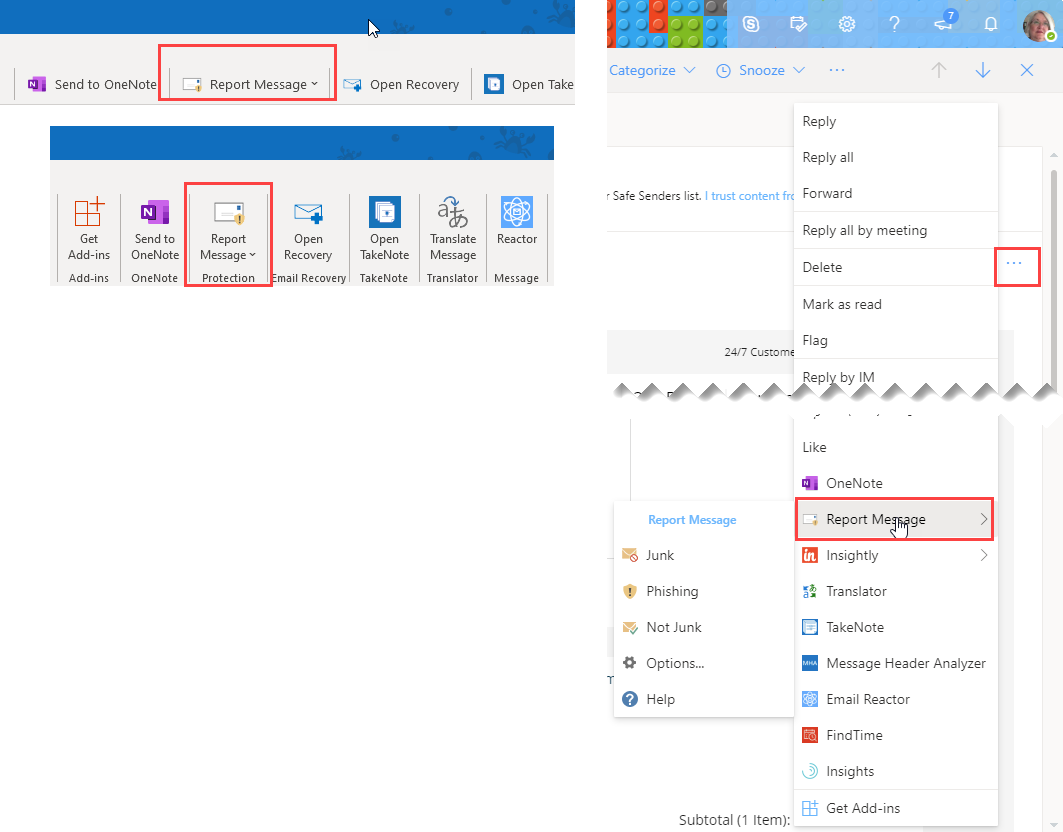 Report Message add-in does not show up in Outlook 2016 - Microsoft Q&A
