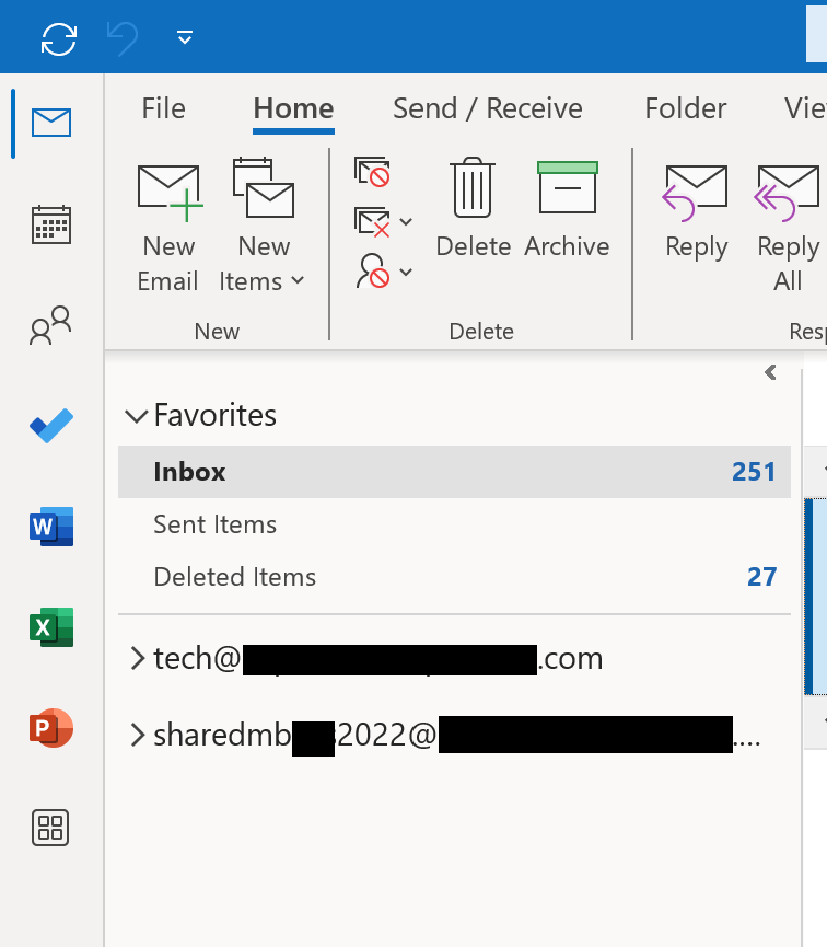 Primary O365 Outlook Ost Data File Has Reached Maximum Size Separating Shared Mailboxes To