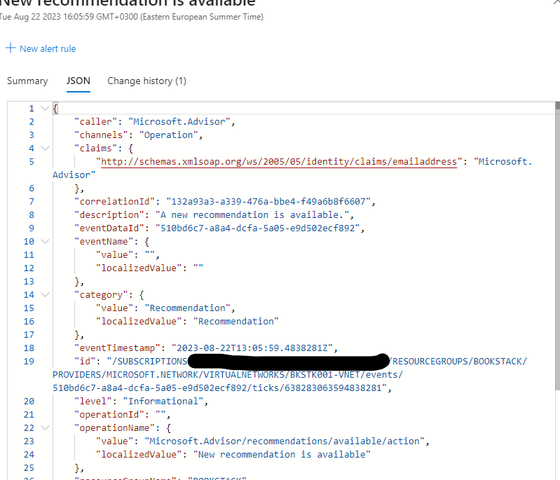 Advisor alert not providing clear information - Microsoft Q&A