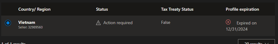 Unable to edit tax information - Microsoft Q&A