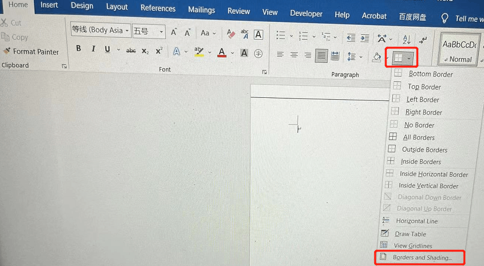 Horizontal lines in Word - Microsoft Q&A