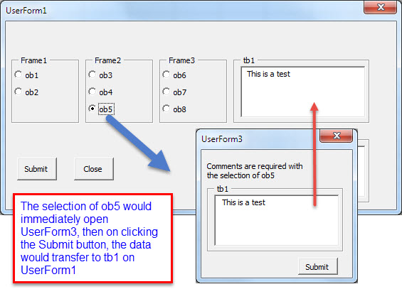 Excel VBA: Using Multiple Pop-up UserForms Within a Primary UserForm - Microsoft Q&A