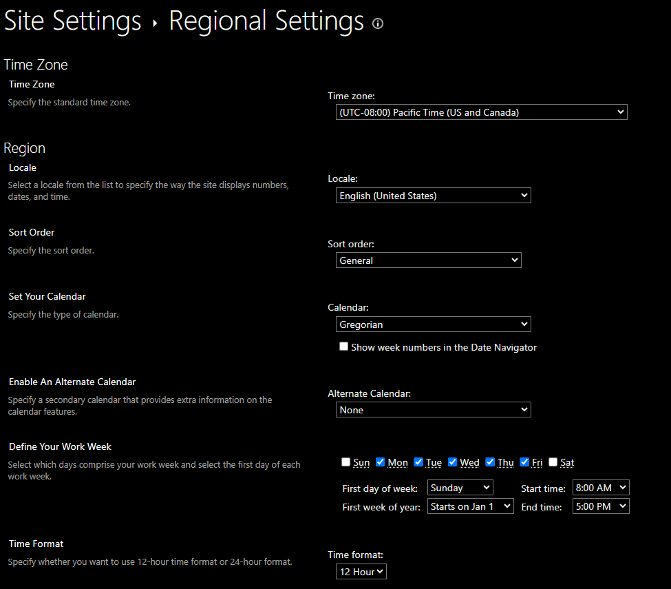 Sharepoint "Date and Time" Column Type does not reflect personal time ...