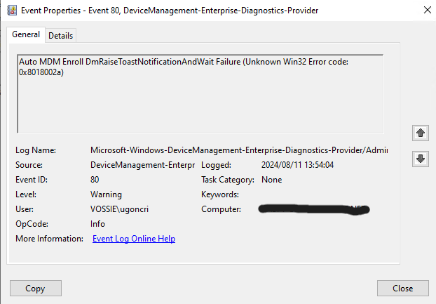 2 on premise domains 1 Azure tenant, 1 on premise devices imported into ...