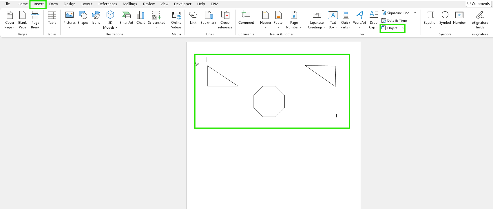 Why is Word replacing visio drawings with "OBJ" rectangles - Microsoft Q&A