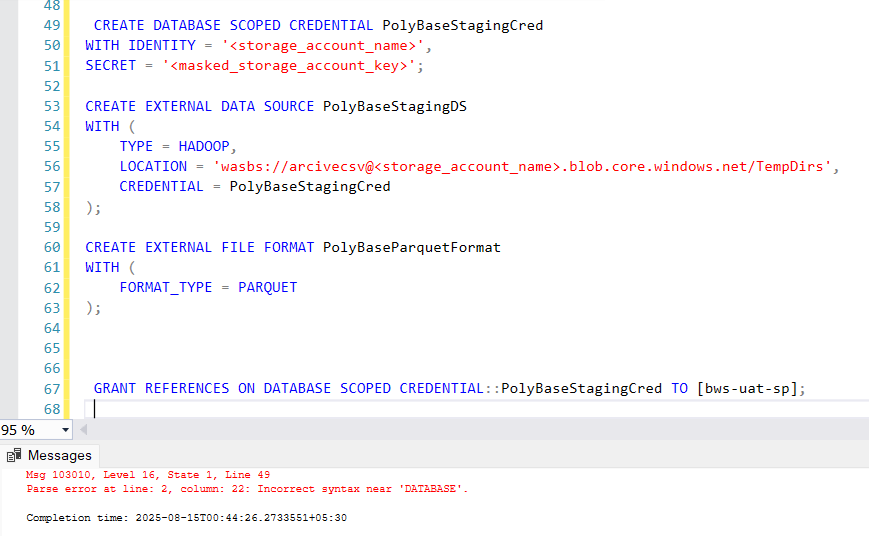 Permission Error in Databricks When Using TempDir to Read/Write from Synapse Dedicated SQL Pool ...