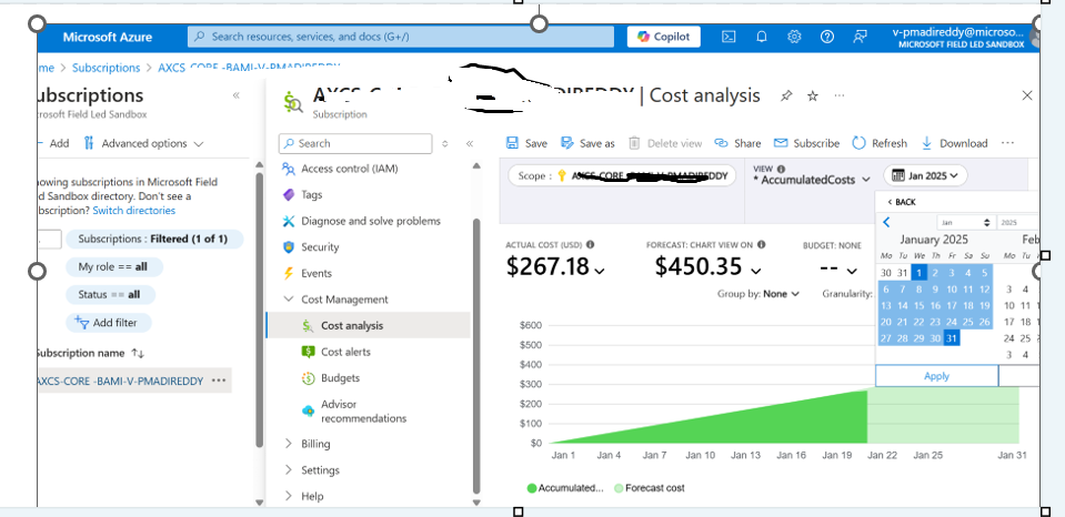 Why can I not see any data in Cost Management prior to Dec -24? - Microsoft Q&A