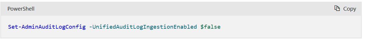 Run This Powershell Command To Disable Auditing Wrong Code 1348