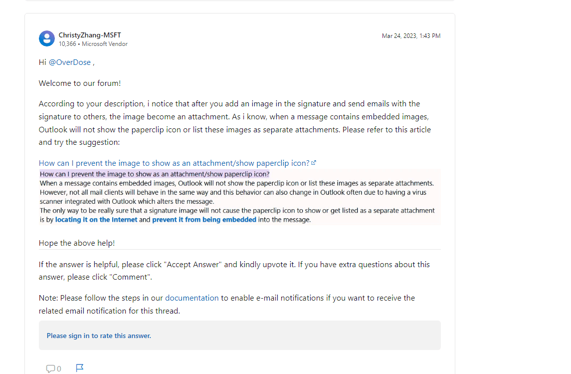 Outlook 2021 sent e-mails show attachment icon without any attachments ...