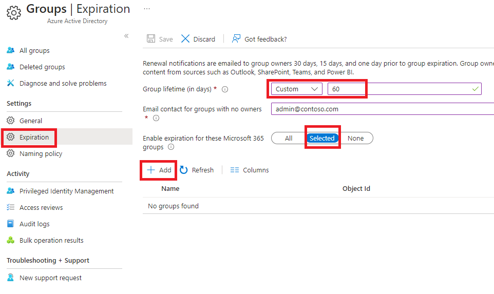 Set expiration date on a Team - Microsoft Q&A