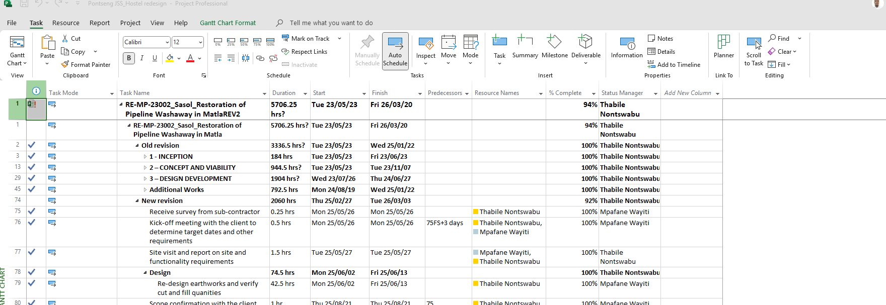 Separating two projects in a single Microsoft Project (.mpp) file ...