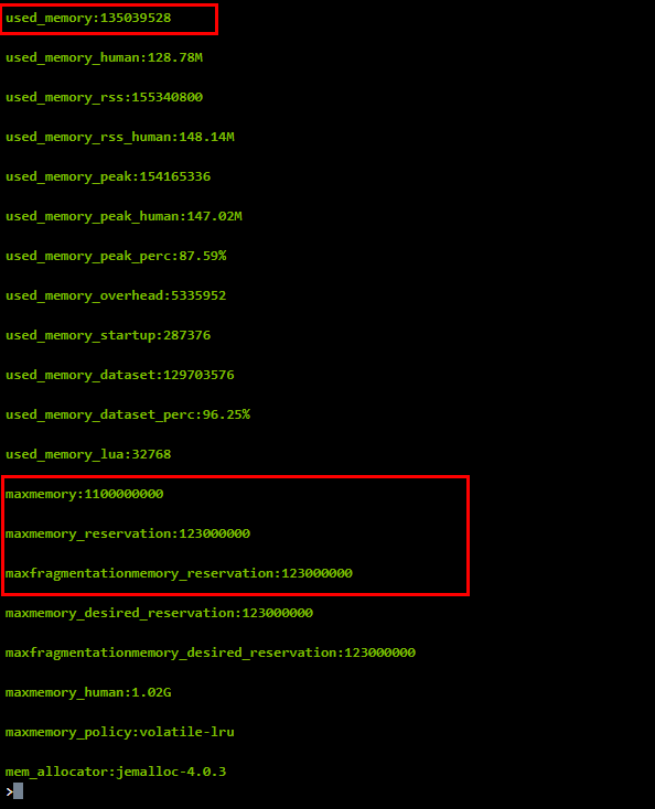 How is the Redis usedmemorypercentage calculated? - Microsoft Q&A