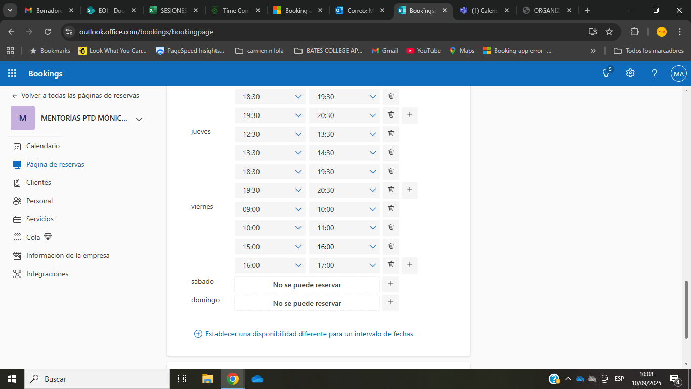 Booking app error - Microsoft Q&A