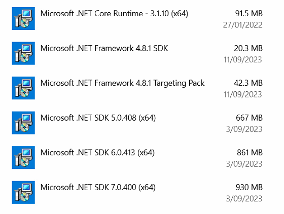 Installed 64bit Application will not run unless I install "Windows 10 ...