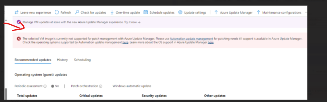 Why below virtual machines are failing as part of patches operation ...