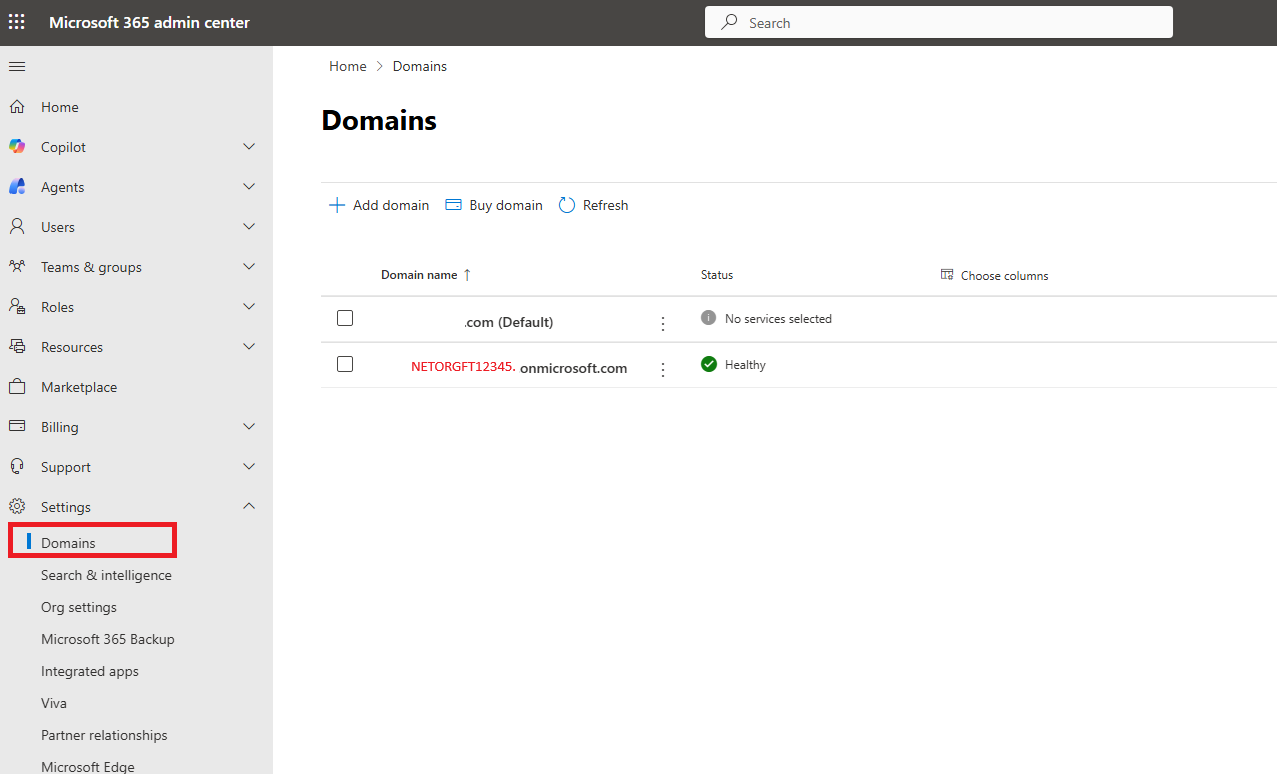 Defederate domain from Microsoft - Microsoft Q&A