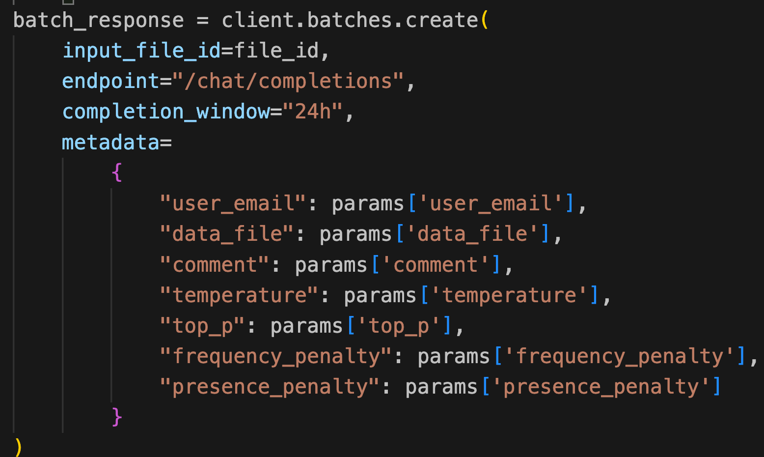 I Cannot Register Metadata Info In Azure Openai Batch Api Microsoft Qanda