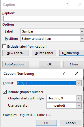 Figure caption numbering suddenly restart to number 1 in the same ...