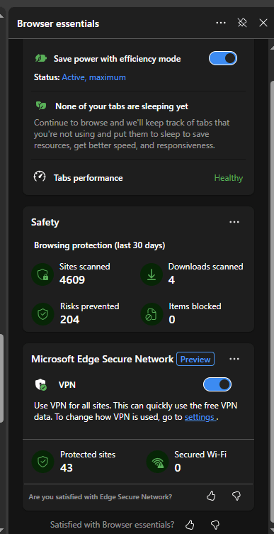 how can I get rid of "This setting is turned off for managed browsers ...
